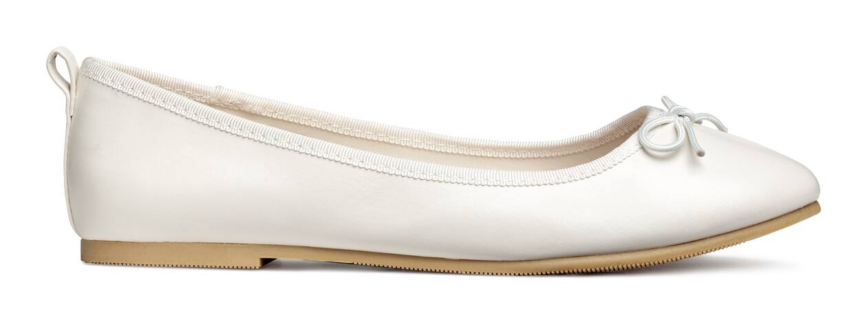 Ballerinaskor - Utan klack - Vit - BARN | H&M SE