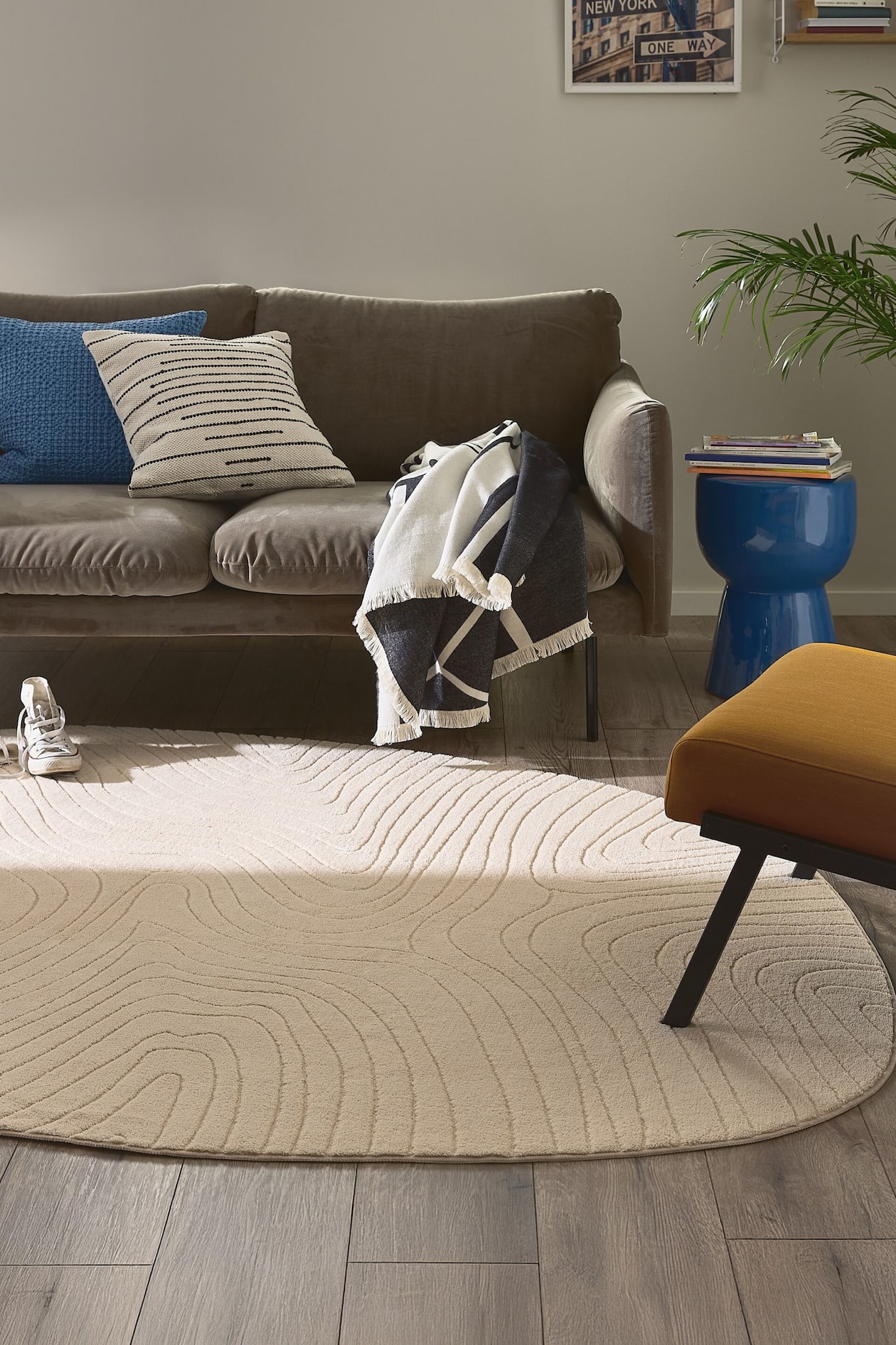 Waschbarer Teppich Pam - Beige - benuta - Home All | H&M DE