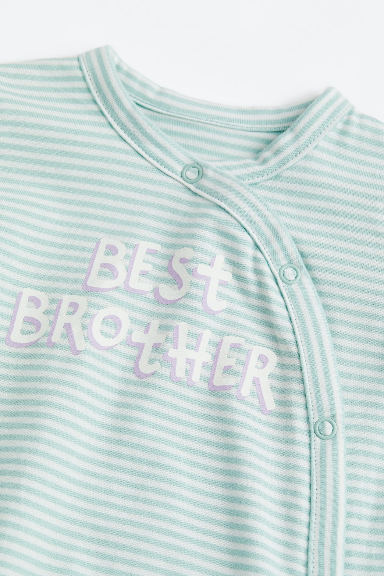 Pijama de algodón estampado - Verde claro/Best Brother - Kids | H&M MX