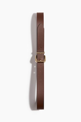 Leather belt - Brown - Ladies | H&M GB