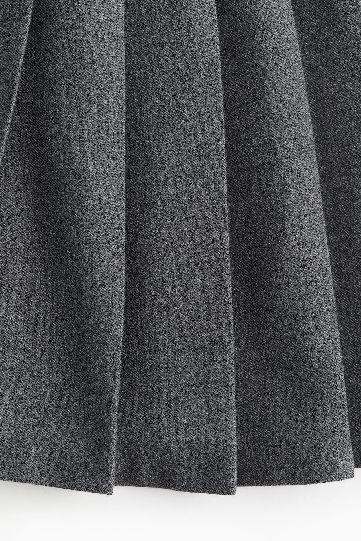 Minijupe plissée - Gris chiné - FEMME | H&M FR