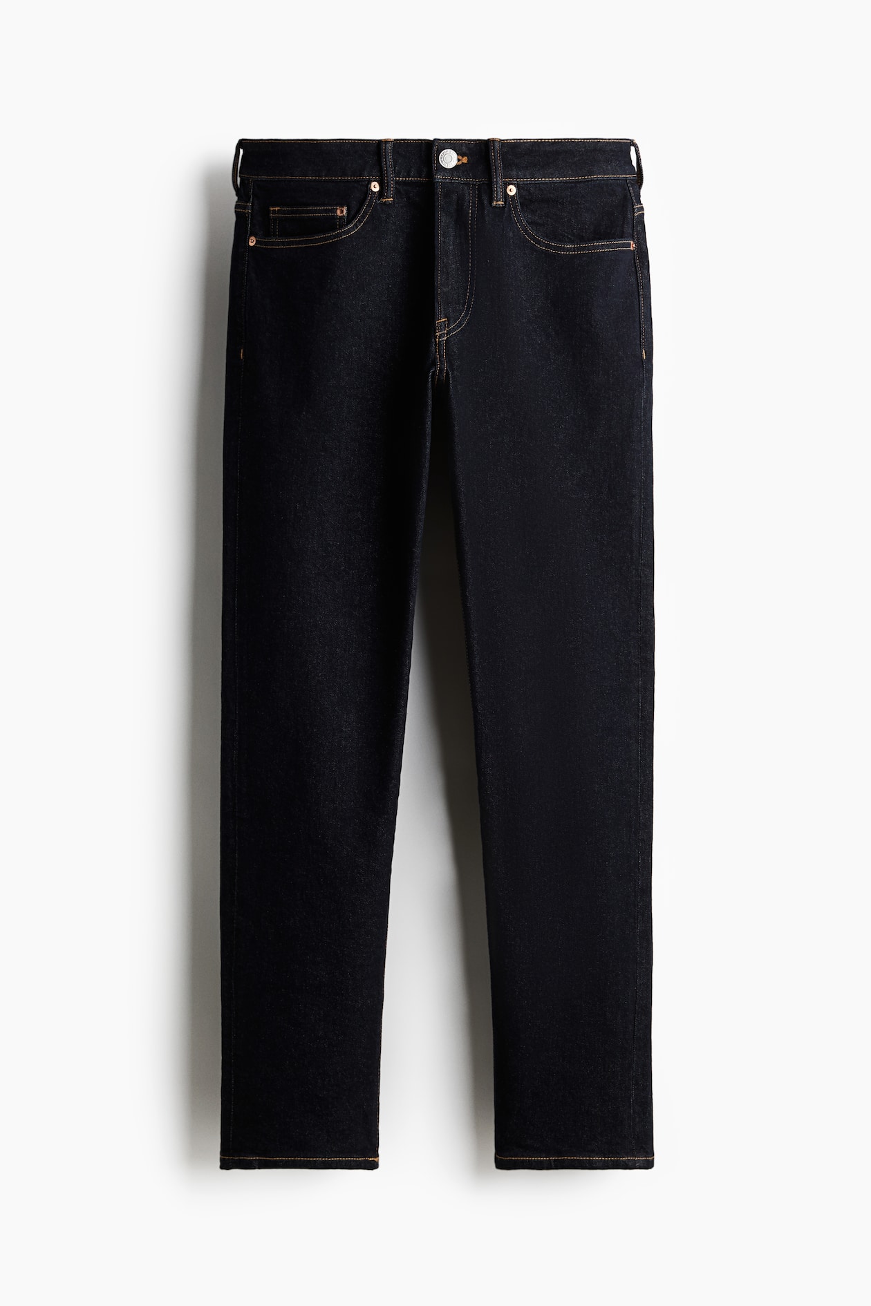 Men’s Dark denim blue Straight Regular Jeans | H&M CA