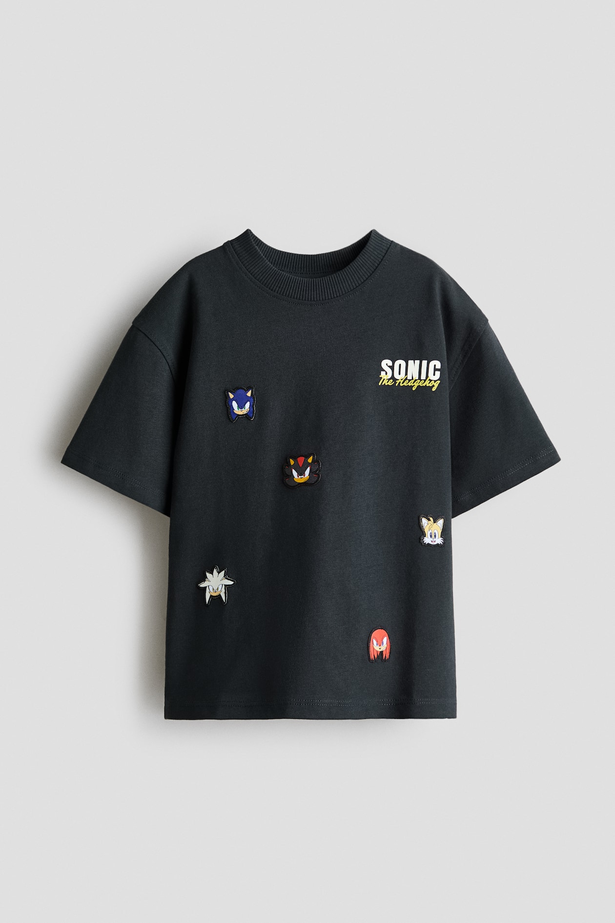 Camiseta oversize con motivo estampado - Gris oscuro/Sonic el erizo ...