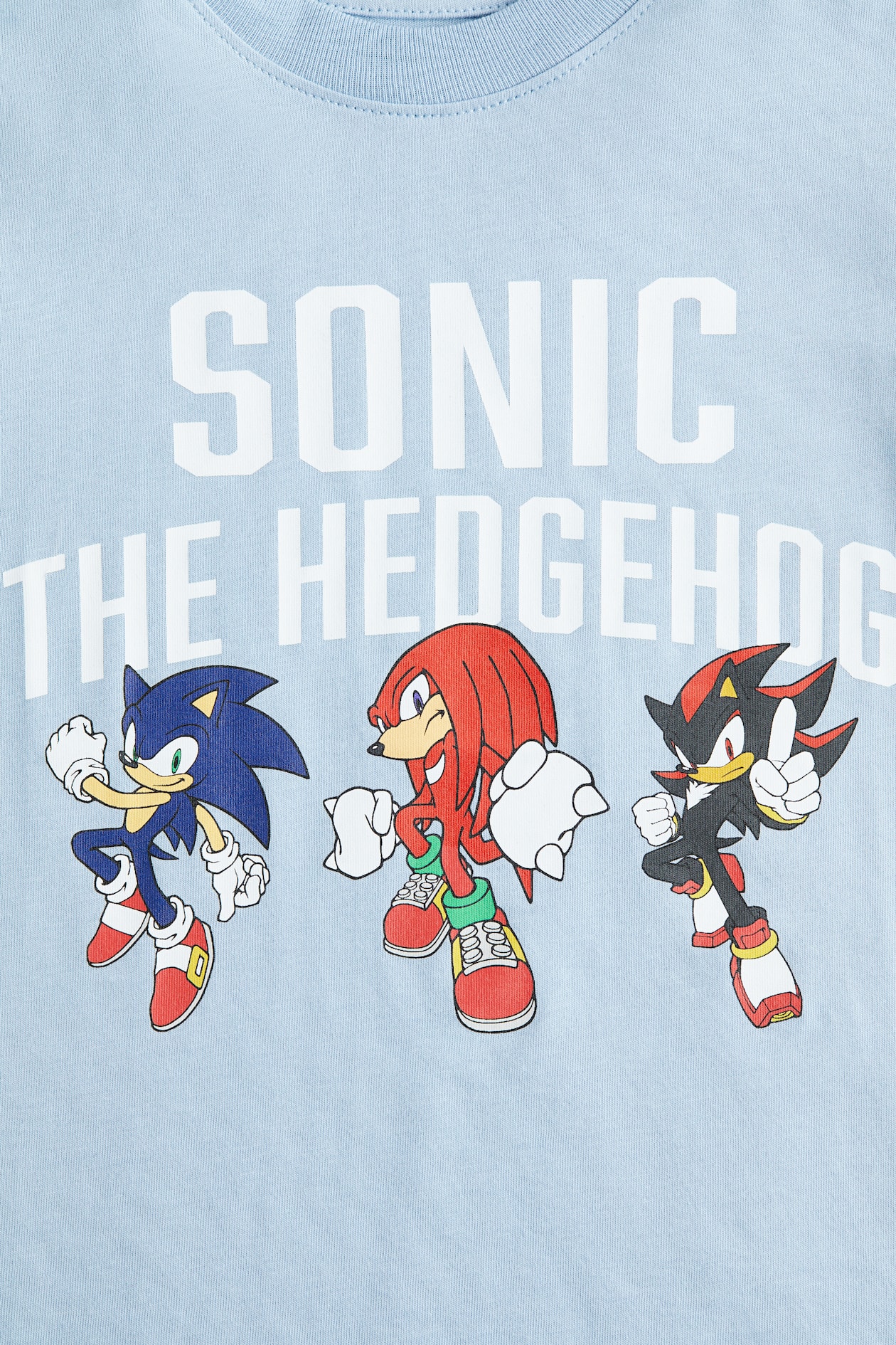 - Printed T-shirt - Light blue/Sonic the Hedgehog - Kids | H&M