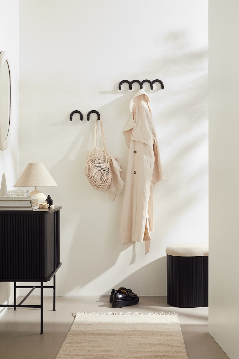 Wall-mounted Metal Rack - Black - Home All | H&M US