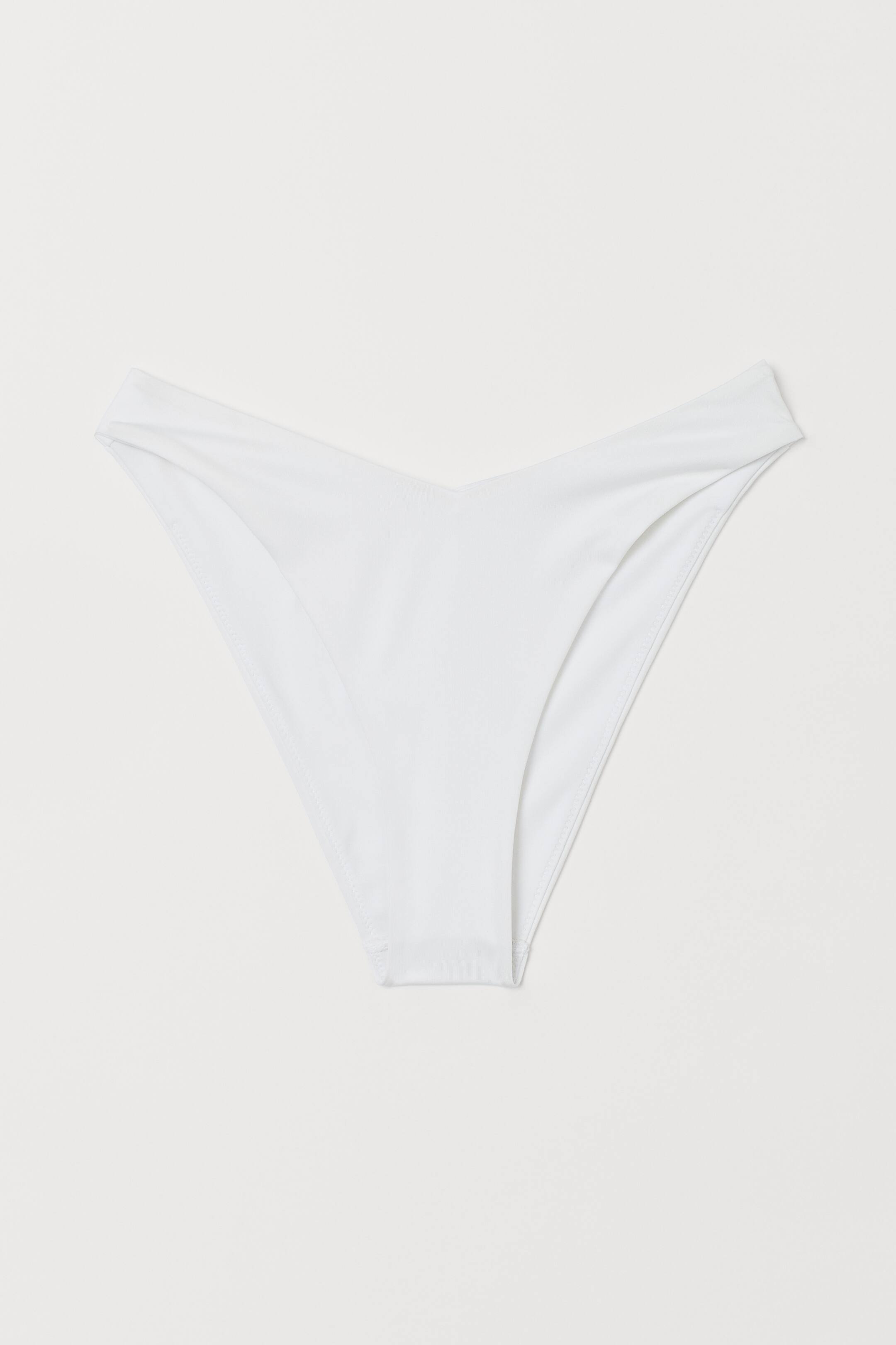V-cut Bikini Bottoms - Low waist - White - Ladies | H&M CA