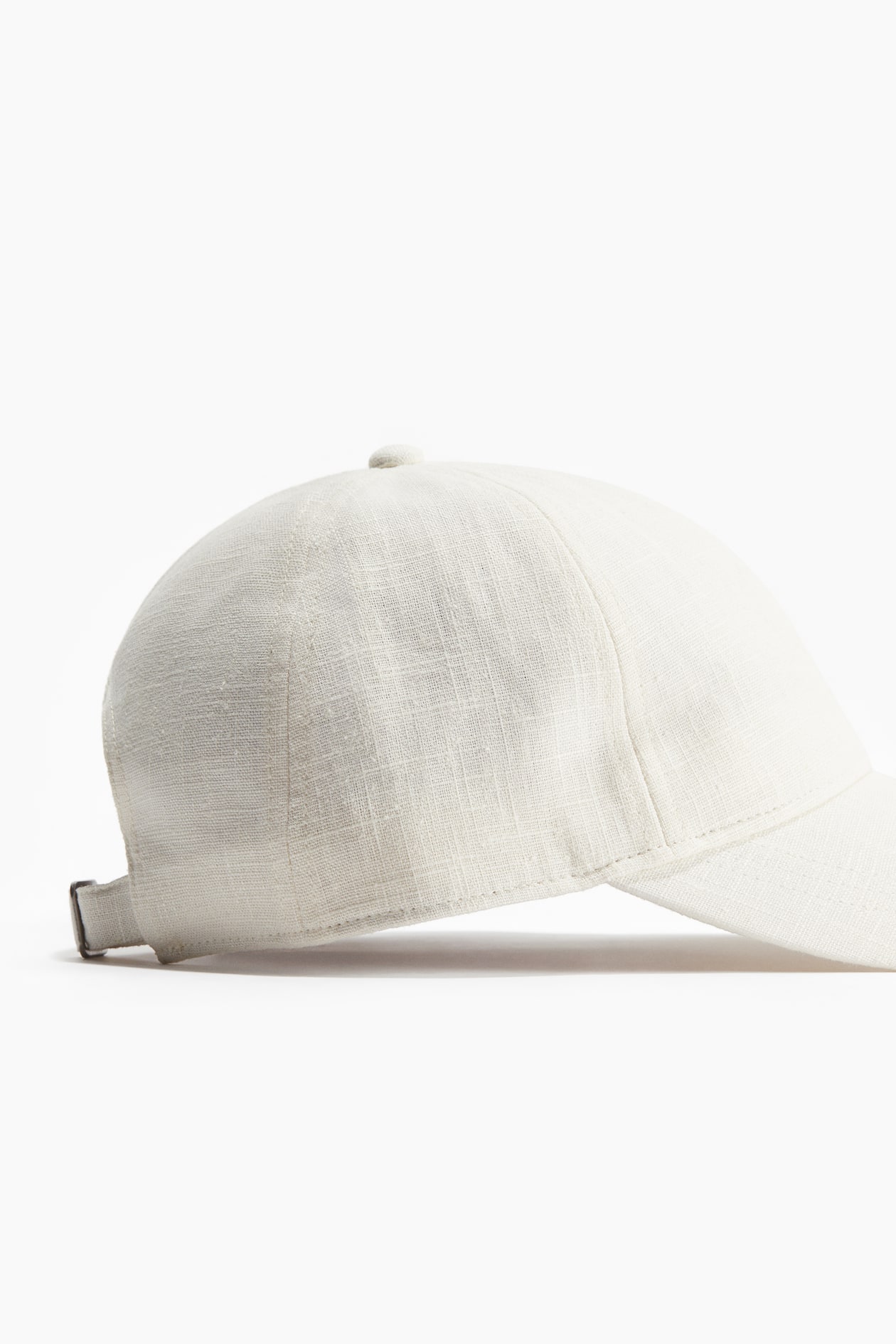 Women's White Ramie-Blend Cap | H&M CA