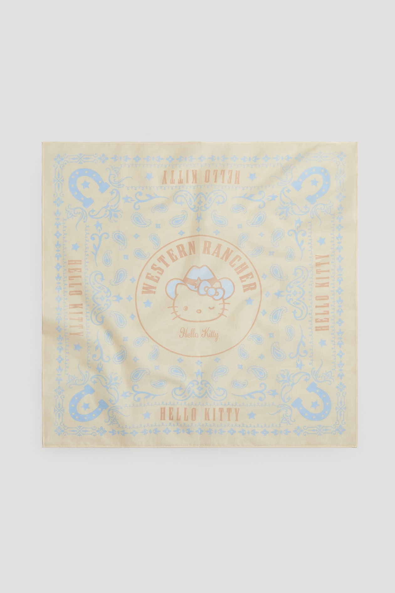 Print Cotton Scarf - Beige/Hello Kitty - Kids | H&M AU