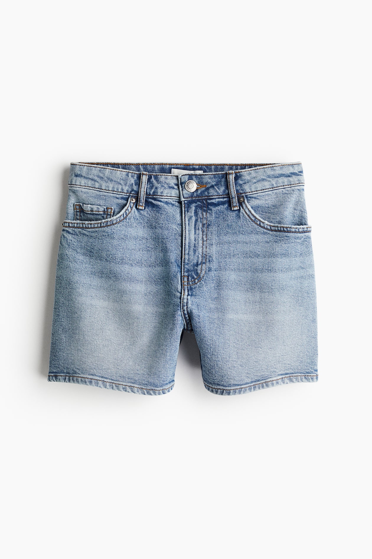 Women's Light denim blue Denim Shorts | H&M CA