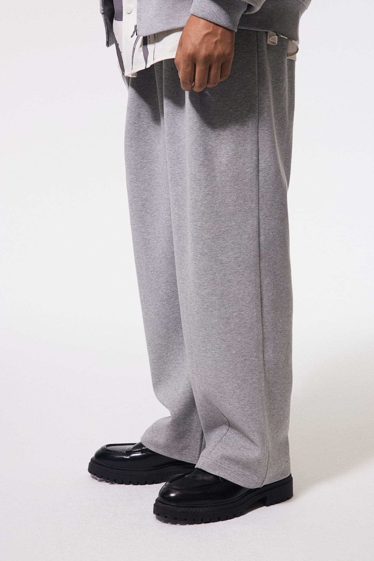 ルーズフィット スウェットパンツ - グレーメランジ - Men | H&M JP