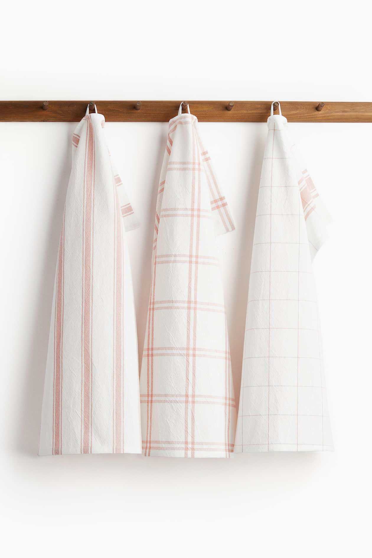 3-pack Cotton Tea Towels - Pink/patterned - Home All | H&M US
