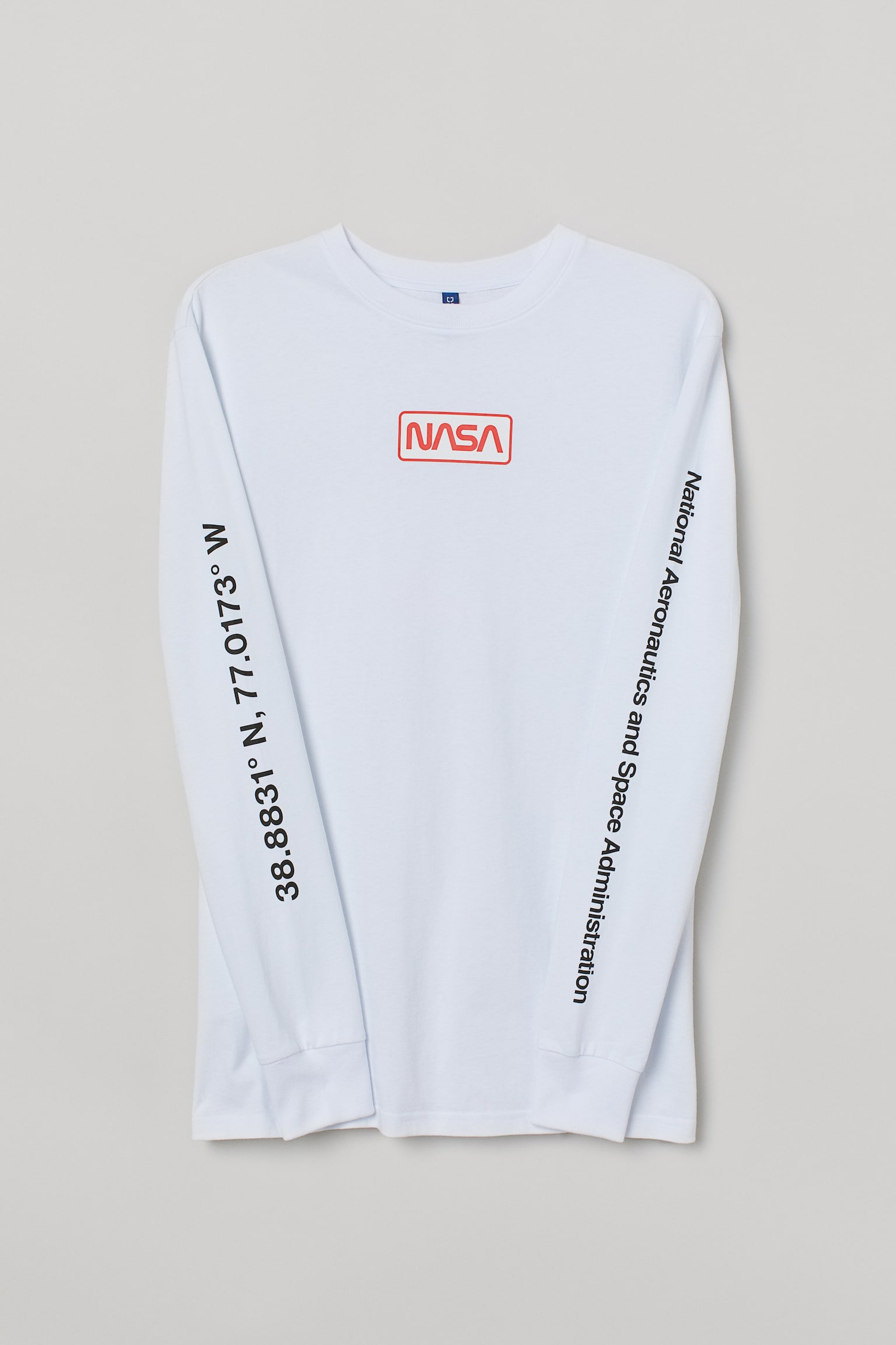 Printed Jersey Shirt - White/NASA - Men | H&M US