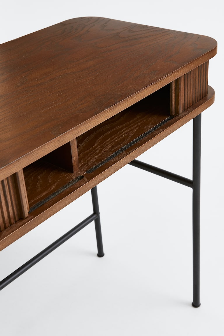 Desk - Dark brown - Home All | H&M US