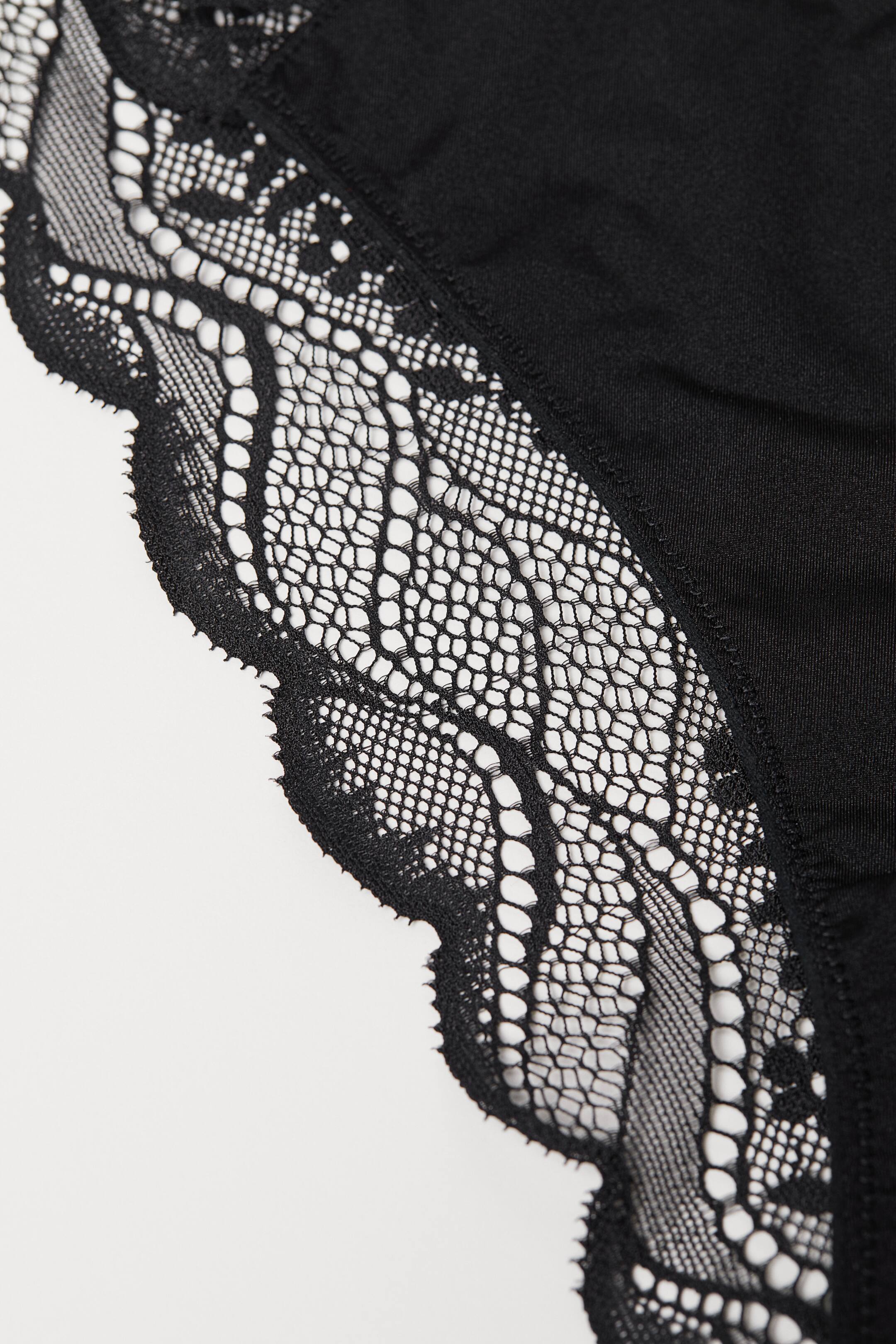 Microfiber Bikini Briefs - Black - Ladies | H&M US