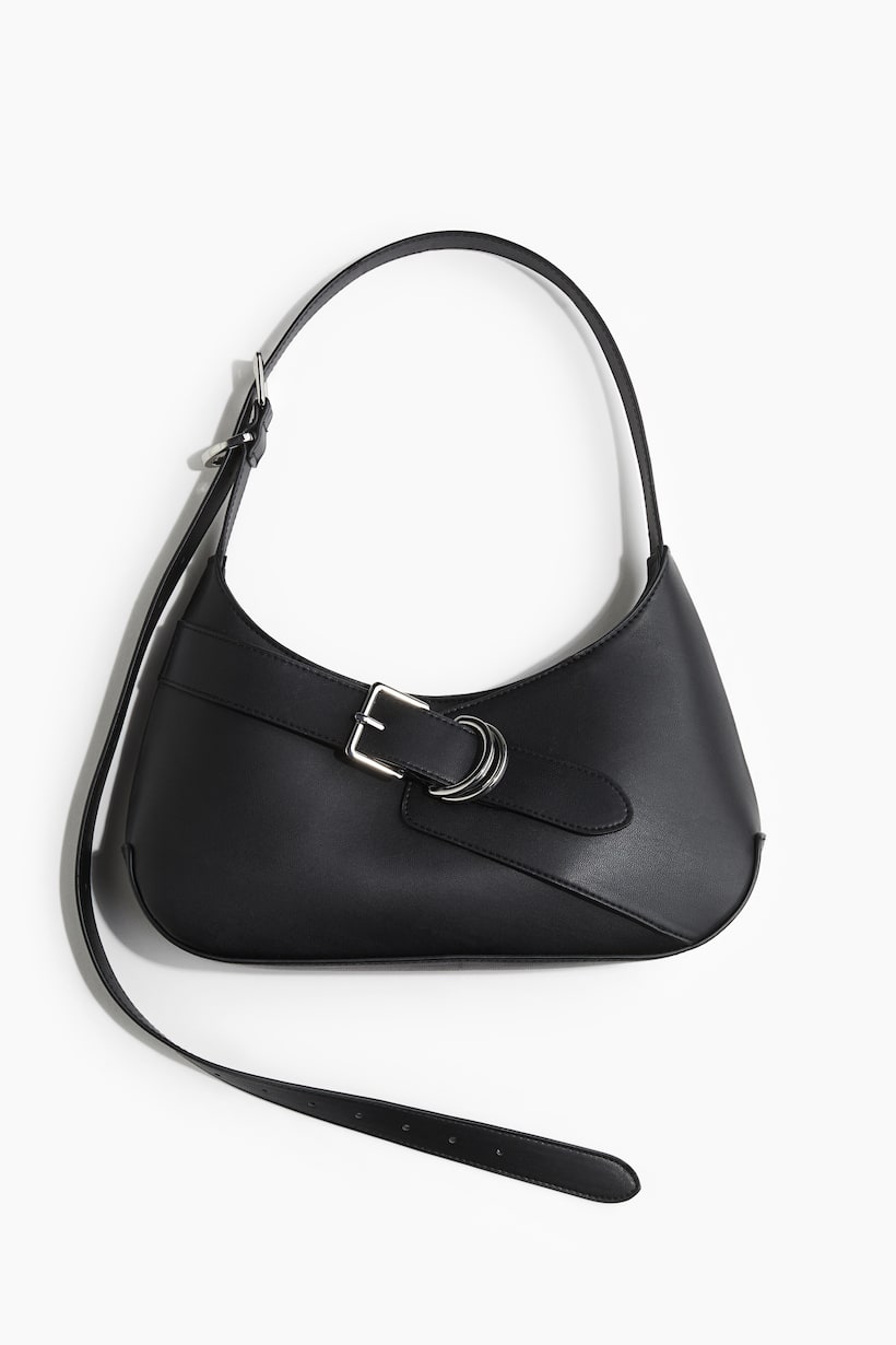 Strap-Detail Shoulder Bag - Black - Ladies | H&M US