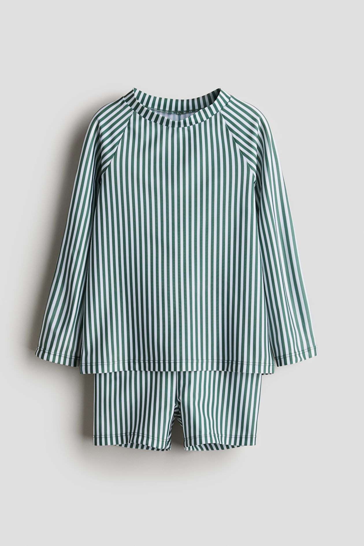 Conjunto de baño UPF 50 - Verde/Rayado - Kids | H&M MX
