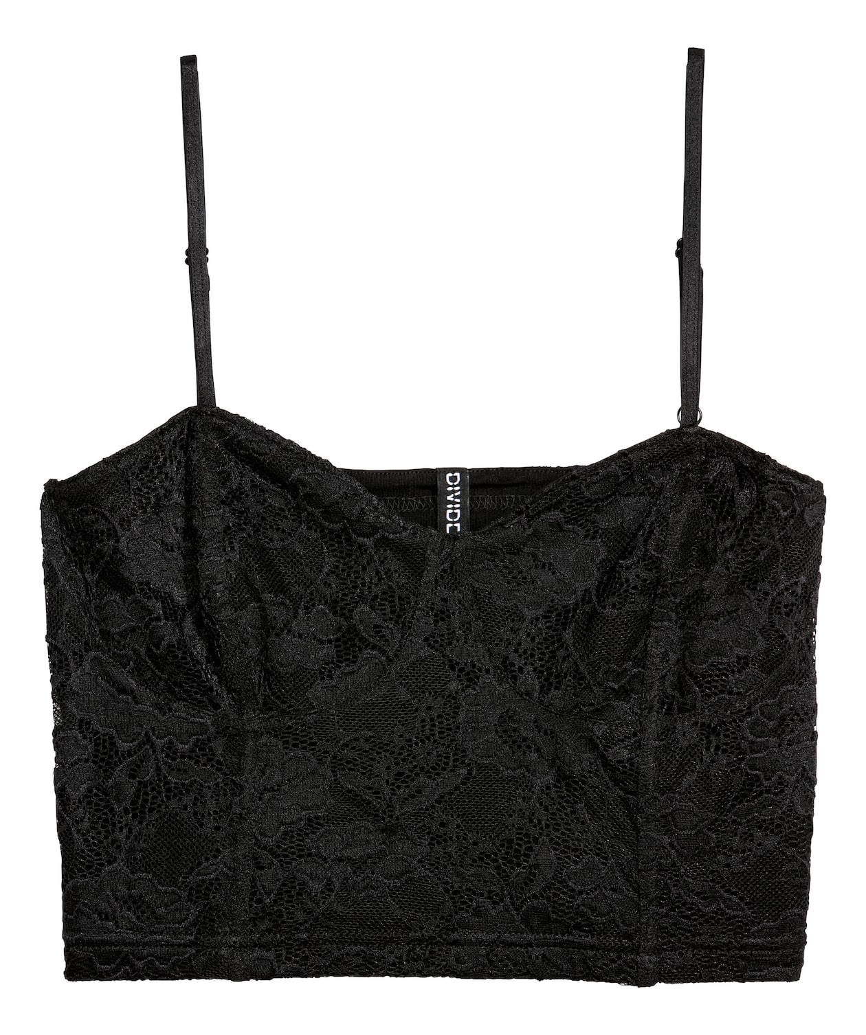 Top em renda - Preto - SENHORA | H&M PT