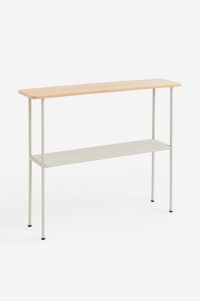 Tall Metal Side Table - Light beige - Home All | H&M US