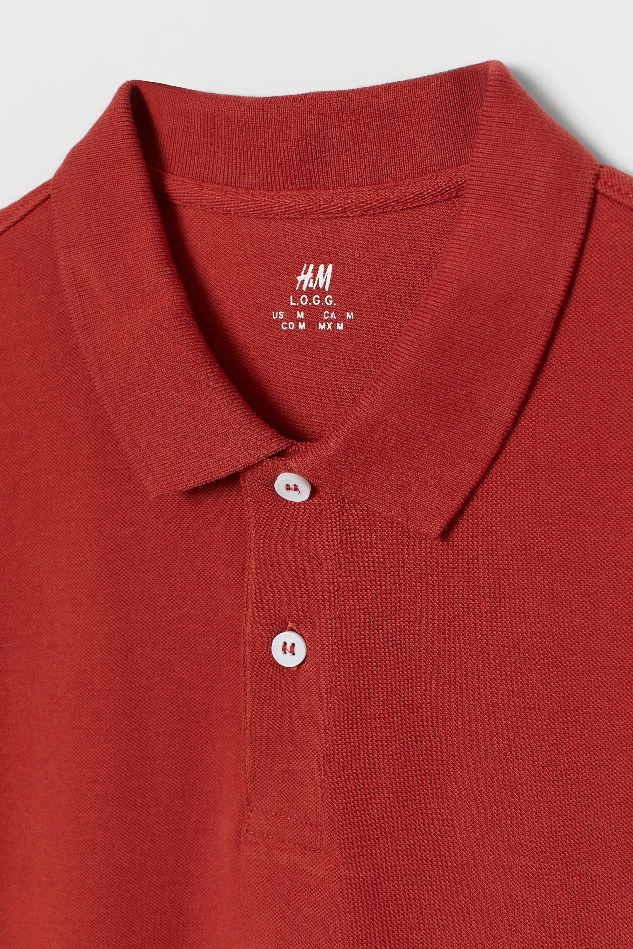 Polo - Rouge brique - HOMME | H&M FR