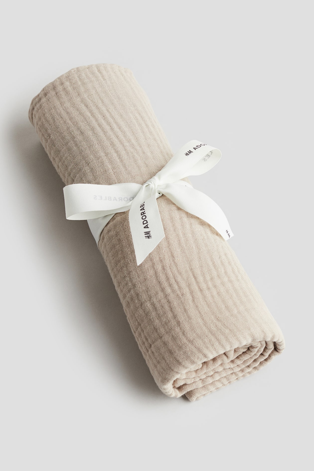 Doudou en mousseline de coton - Grège clair - Home All | H&M CA