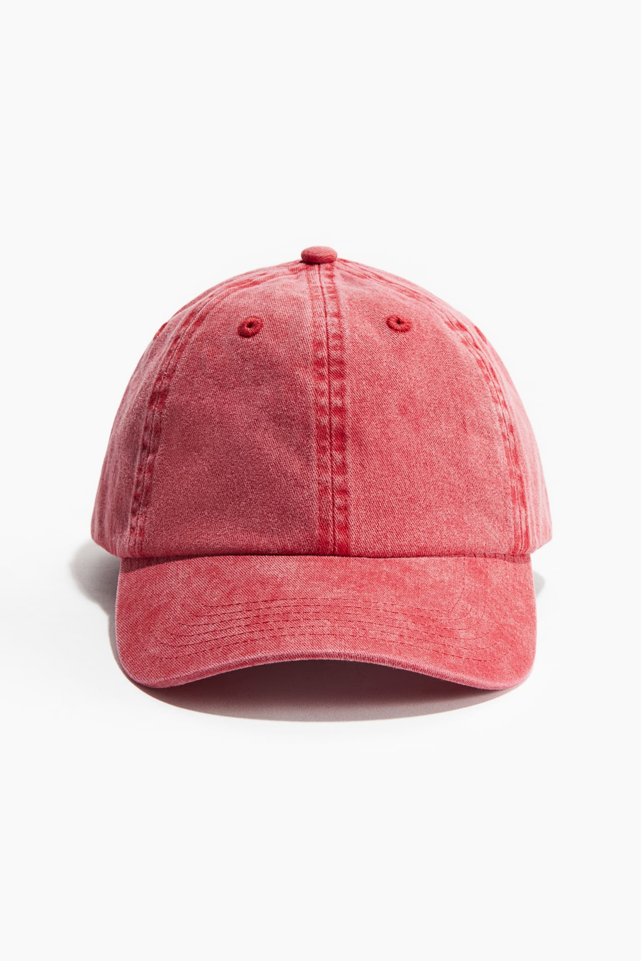 Men’s Coral red Cotton Twill Cap | H&M US