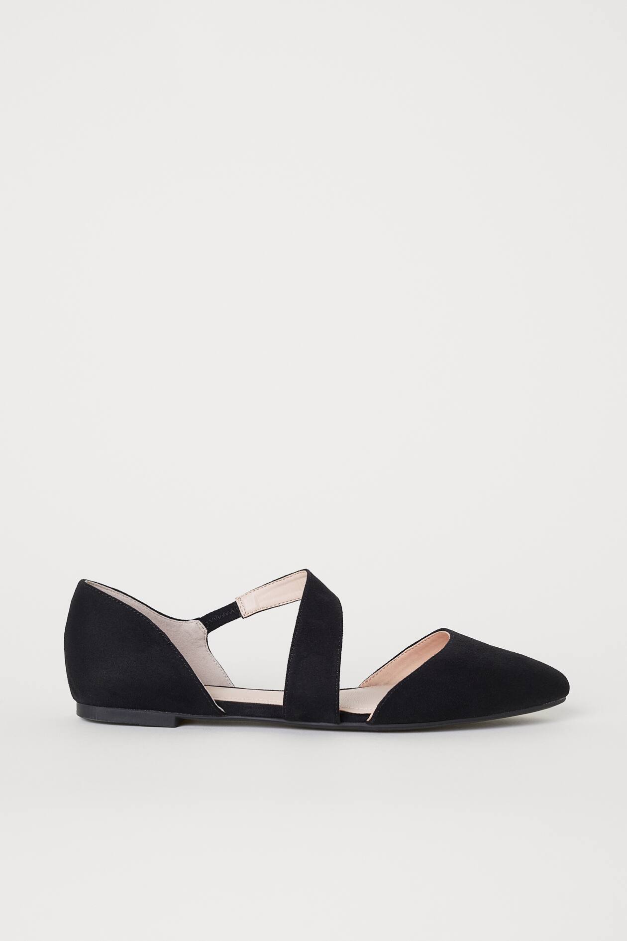 Spitze Ballerinas - Ohne Absatz - Schwarz - Ladies | H&M AT