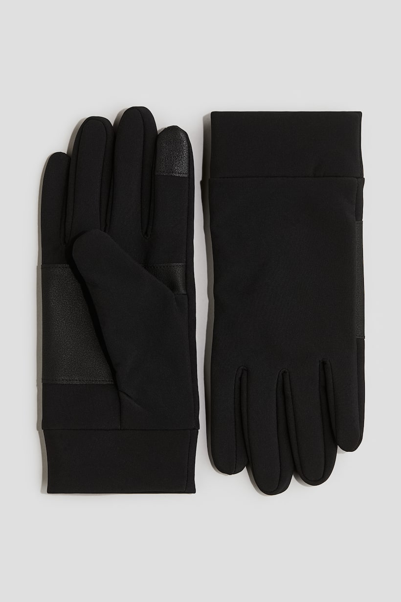 Black Water-Repellent Cell Phone Gloves for kids | H&M US