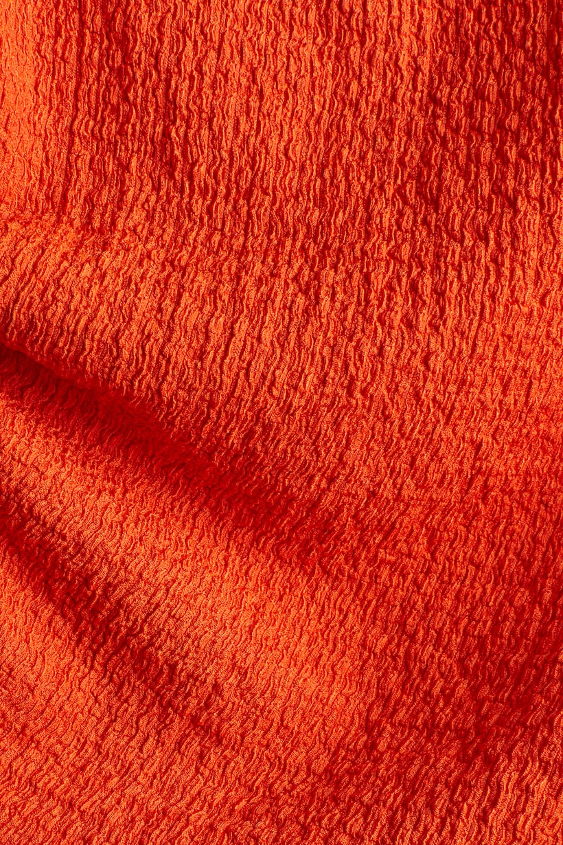 Drawstring-detail top - Bright orange - Ladies | H&M GB