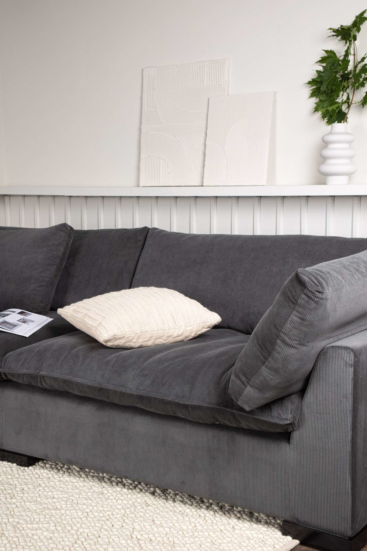 Durham Sofa - Polyester, Dunkelgrau - Venture Home - Home All | H&M DE