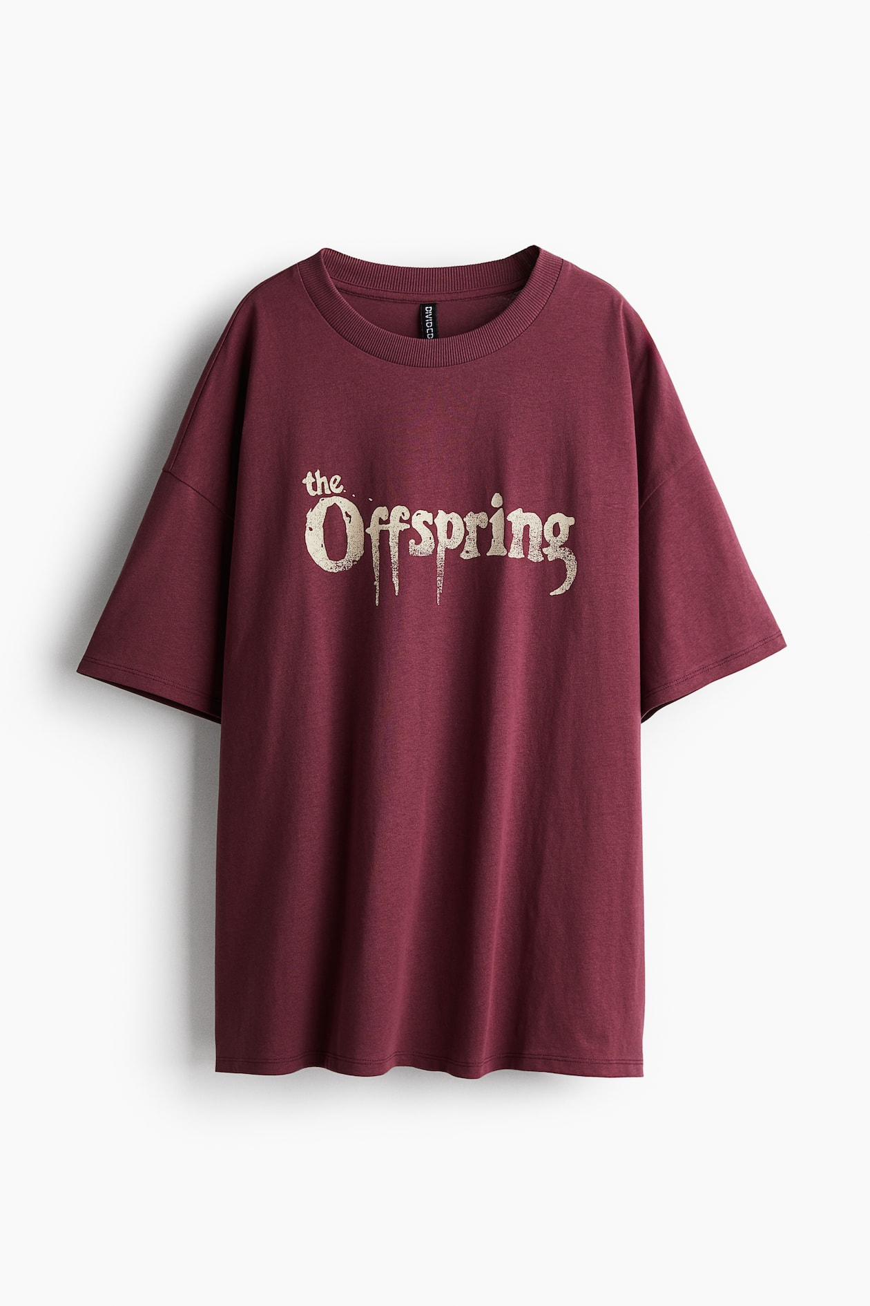 Oversized printed T-shirt - Dark pink/The Offspring - Ladies | H&M IN