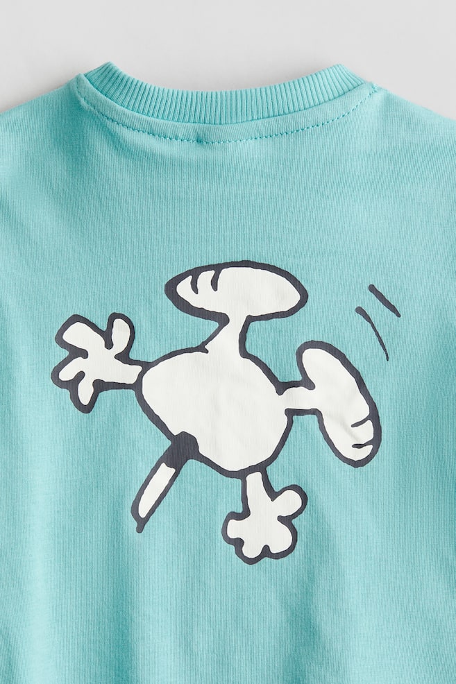 Turquoise/Snoopy 2-piece Printed Set for kids | H&M CA