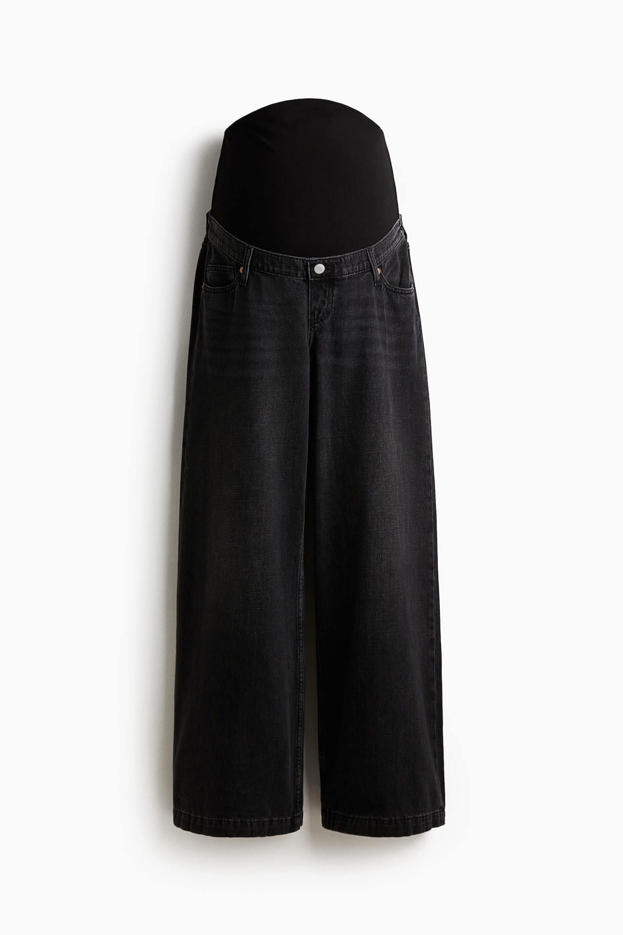 MAMA Wide Jeans - Koyu kot grisi - KADIN | H&M TR