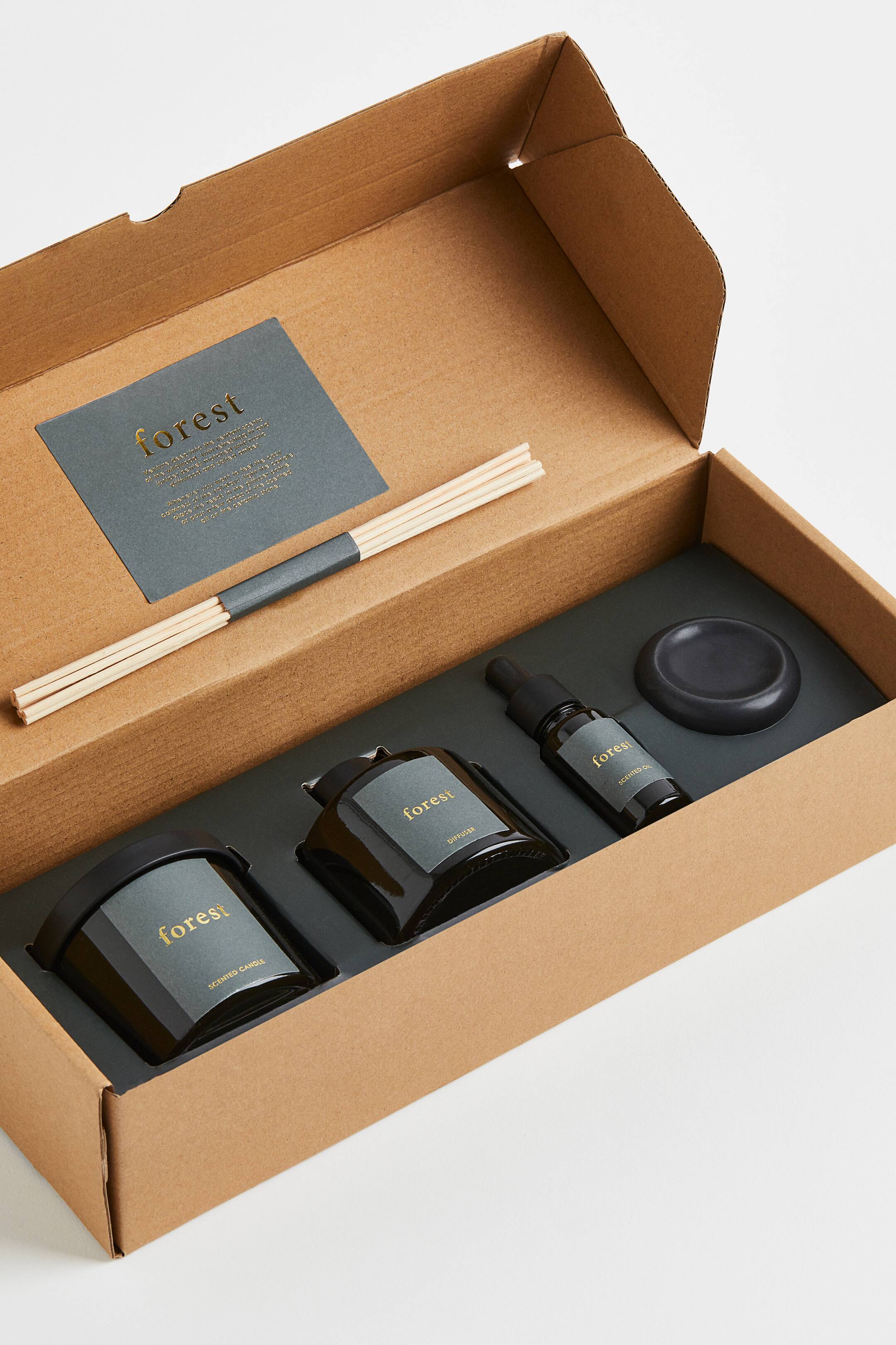 Room fragrance set - Dark green/Forest - Home All | H&M GB
