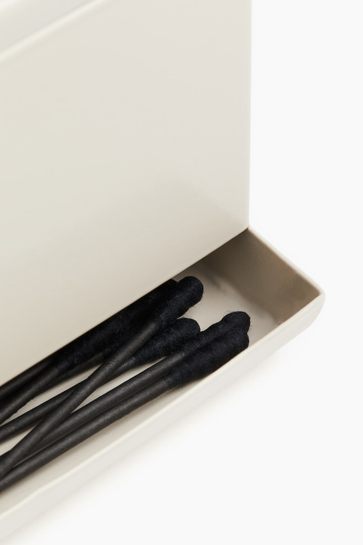 Light beige Metal Cotton Swab Dispenser at H&M Home | H&M US
