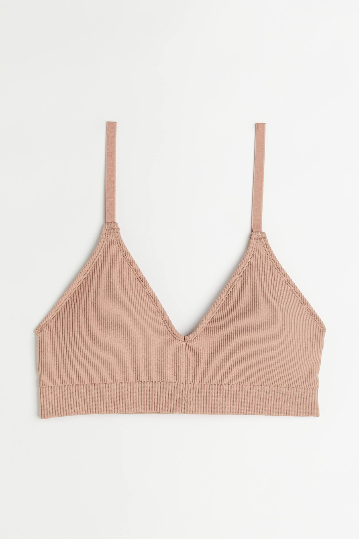 Seamless padded bh - Beige - DAMES | H&M NL