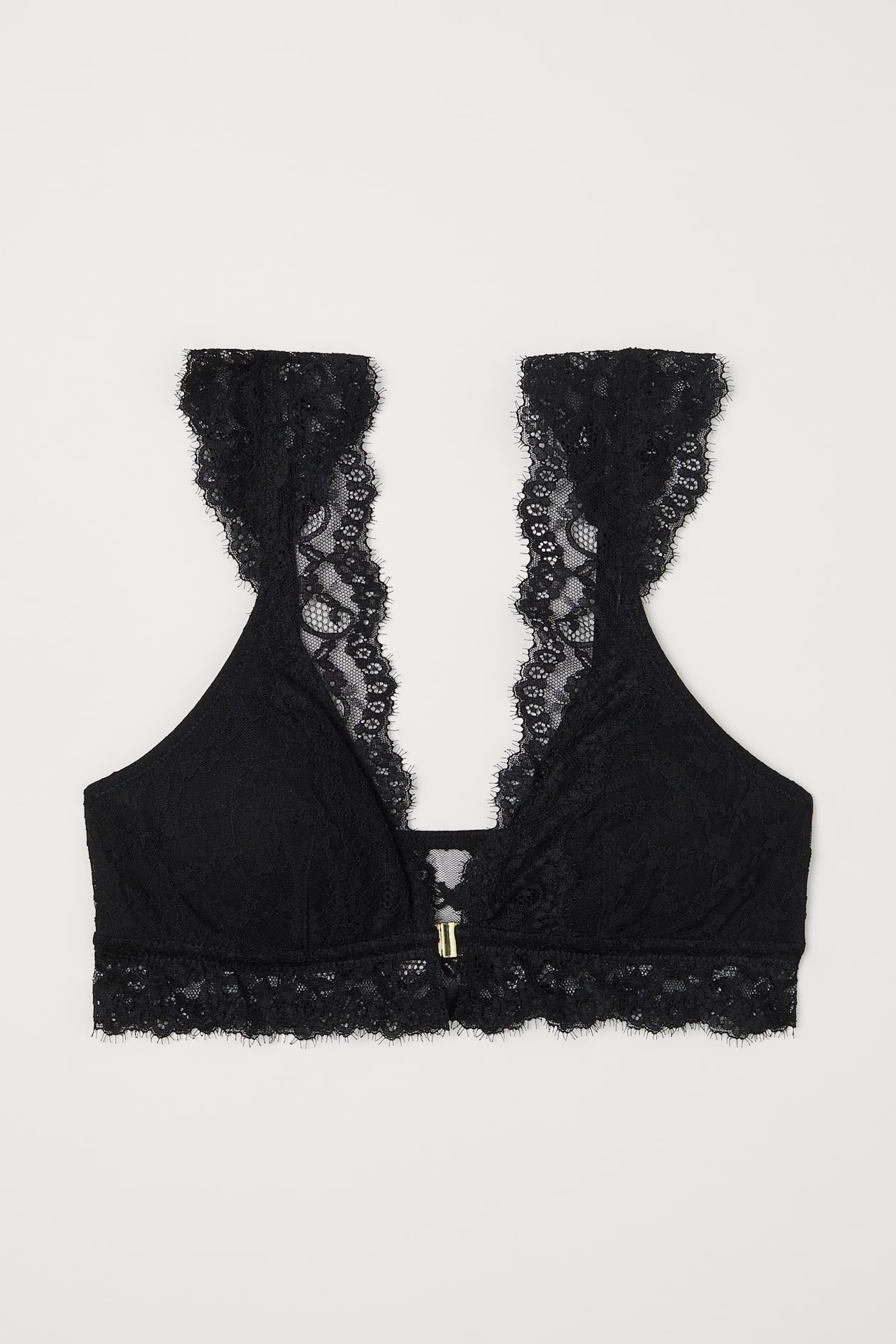 Bügelloser BH aus Spitze - Schwarz - Ladies | H&M AT