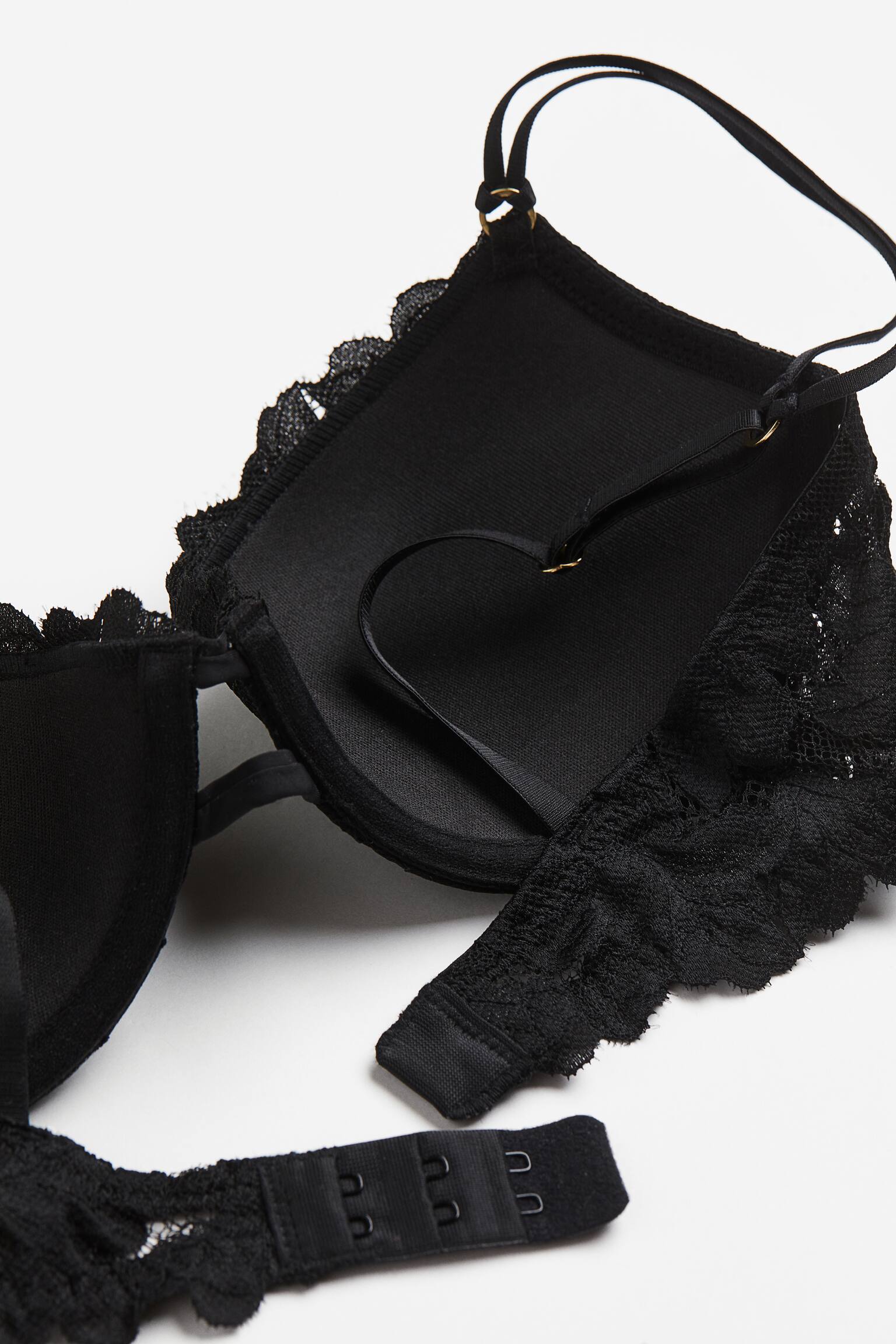 Lace push-up bra - Black - Ladies | H&M GB