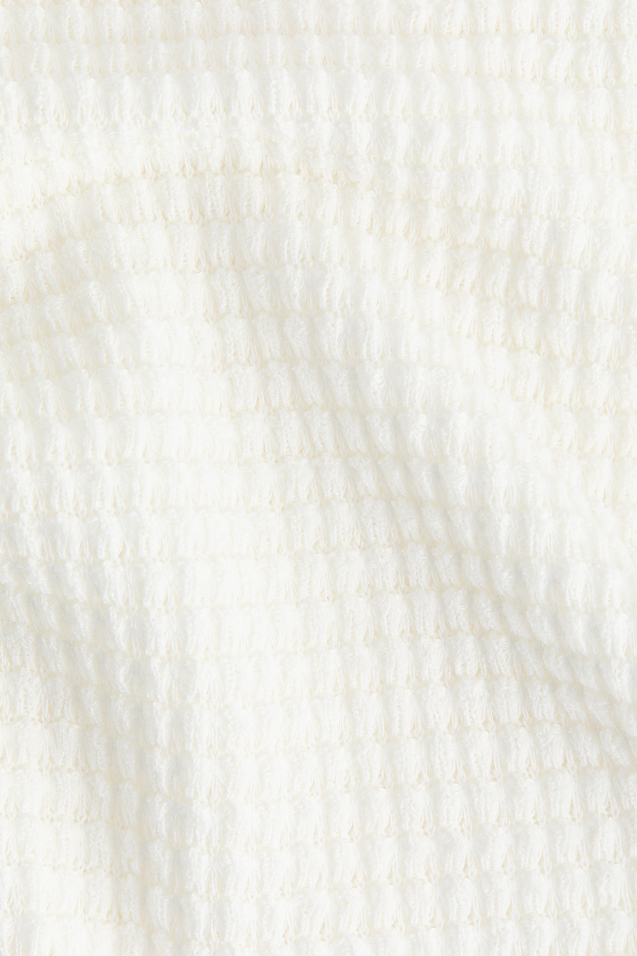 Top de punto con mangas murciélago - Blanco - MUJER | H&M ES