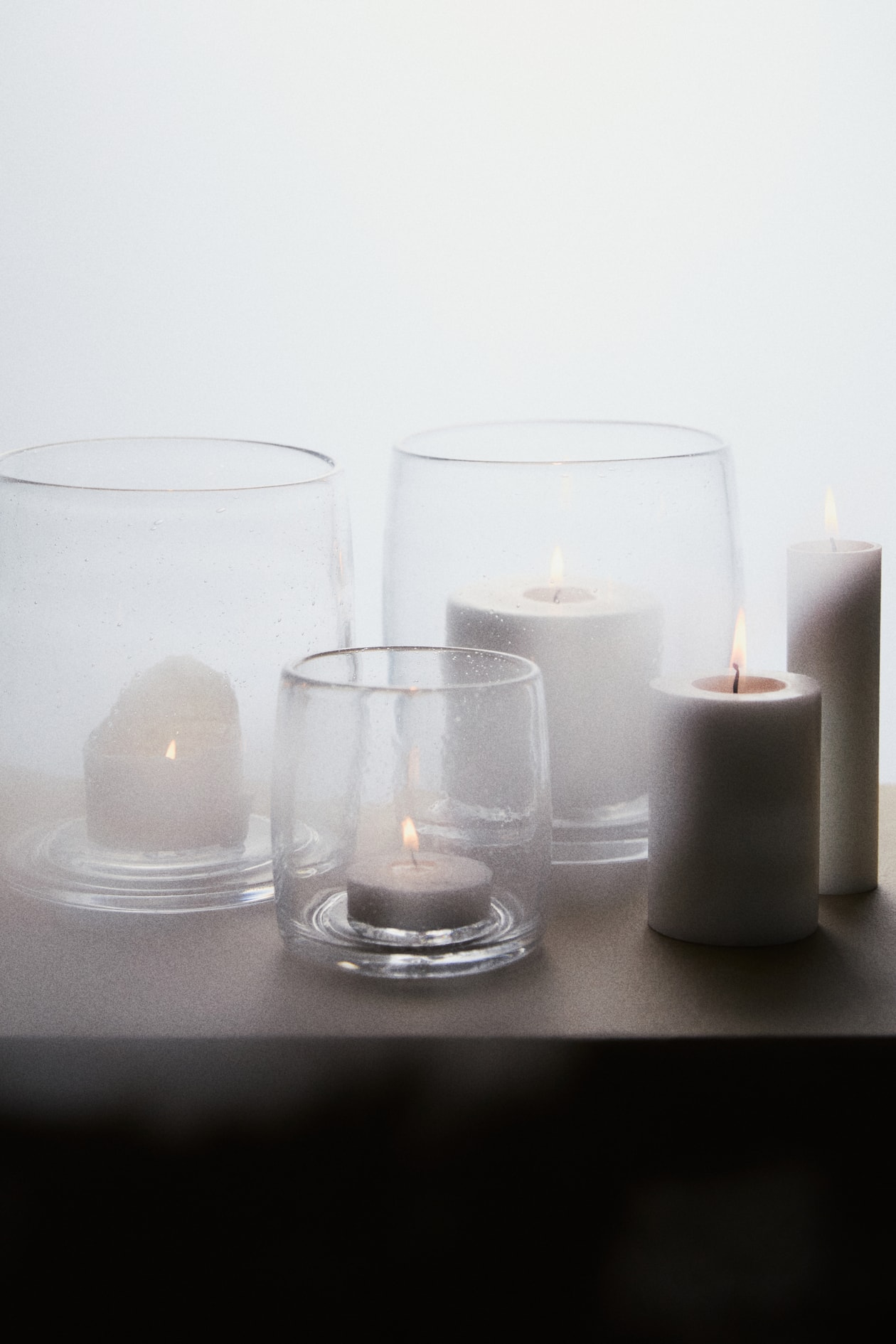 Transparent Small Glass Lantern at H&M Home | H&M US