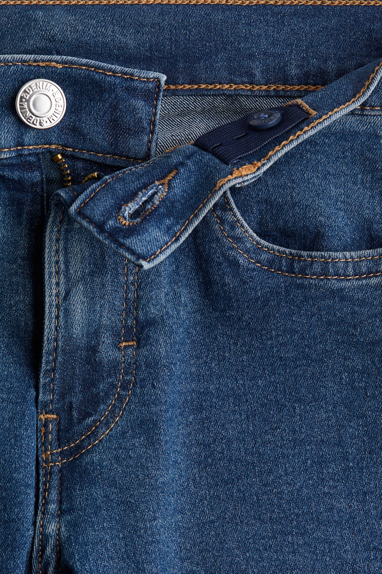 Dark denim blue Comfort Stretch Slim Fit Jeans for kids | H&M US