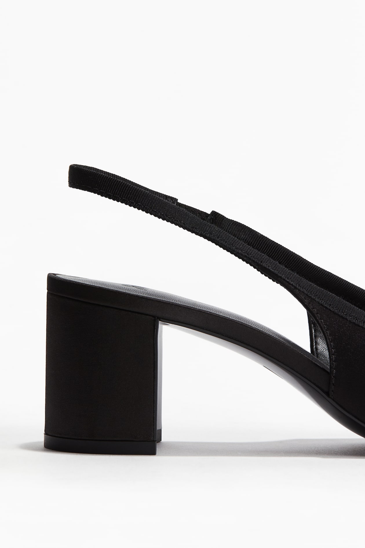 Women's Black Slingback Pumps - Mid Heel | H&M CA