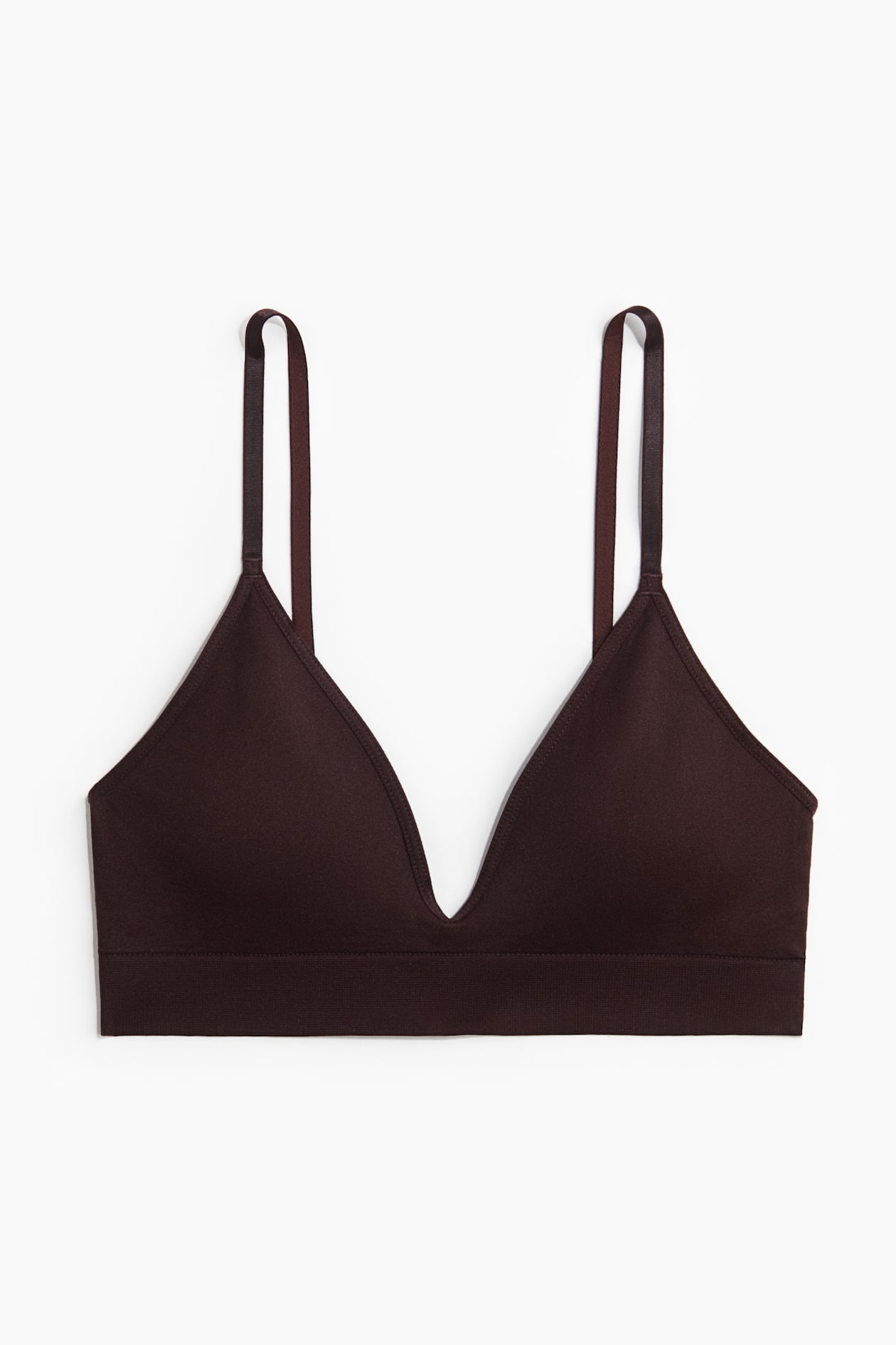 Seamless padded soft-bh - Donkerbruin - DAMES | H&M NL