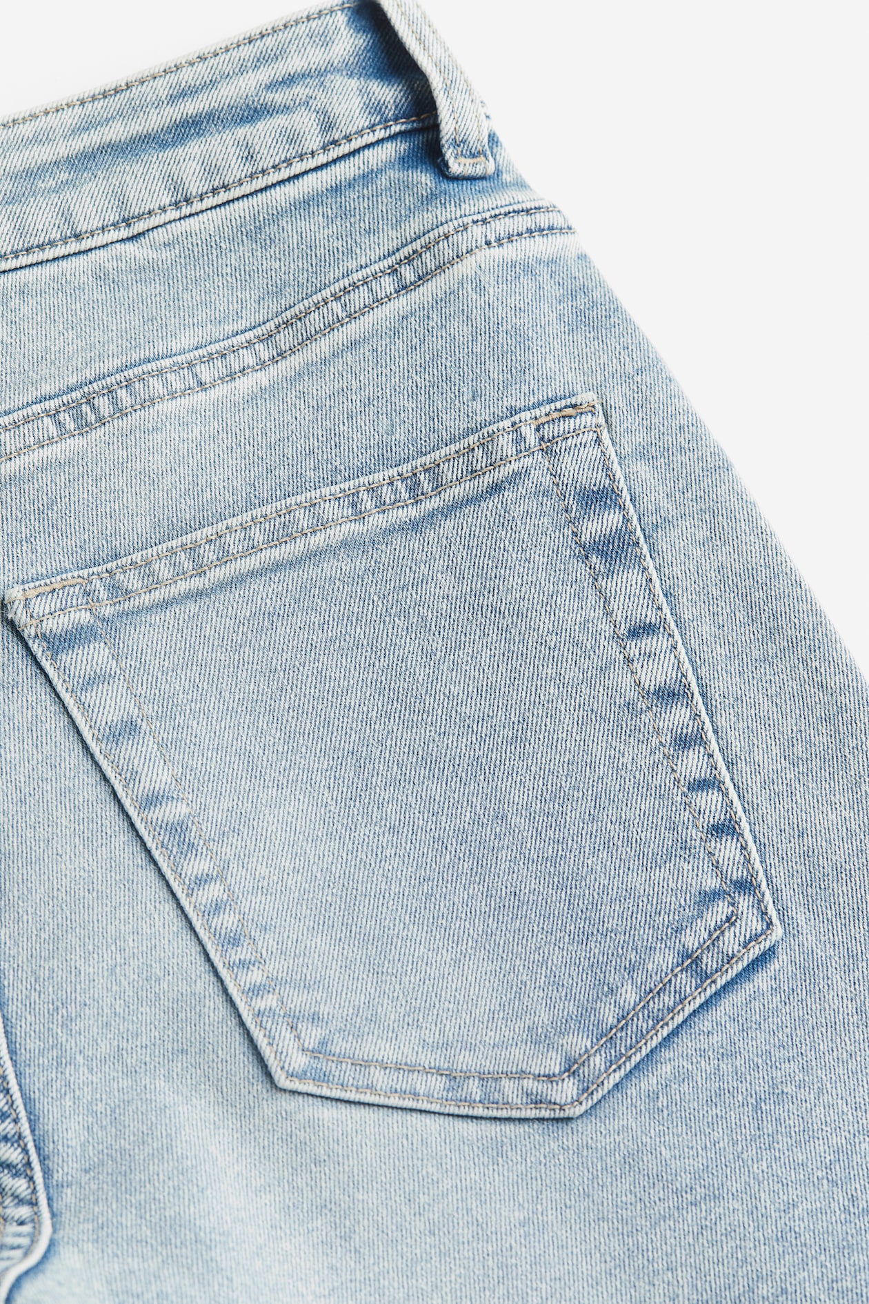 Women's Pale denim blue Skinny High Jeans | H&M IN