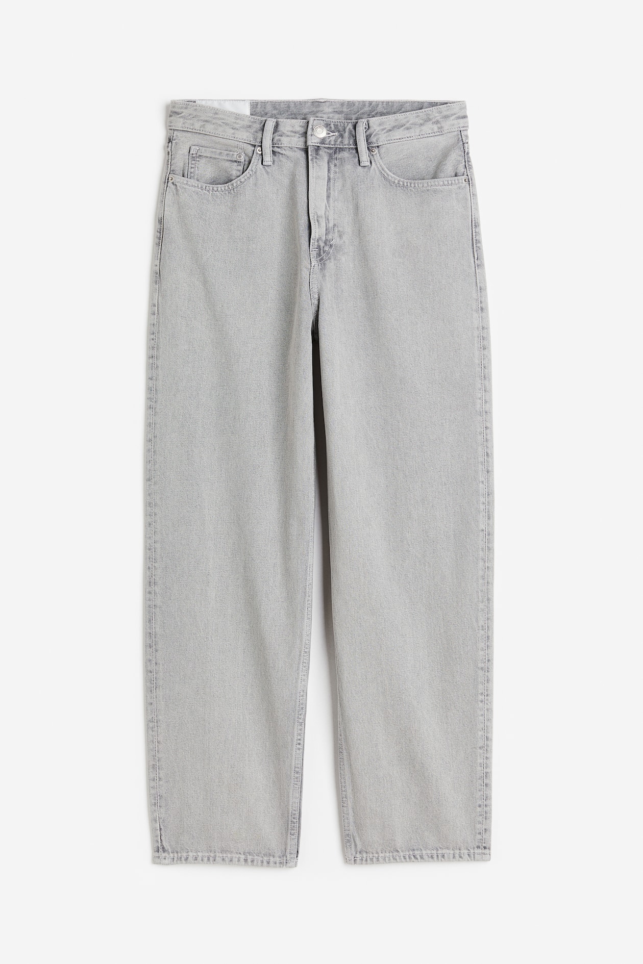 Men’s Light denim grey Loose Jeans | H&M IN