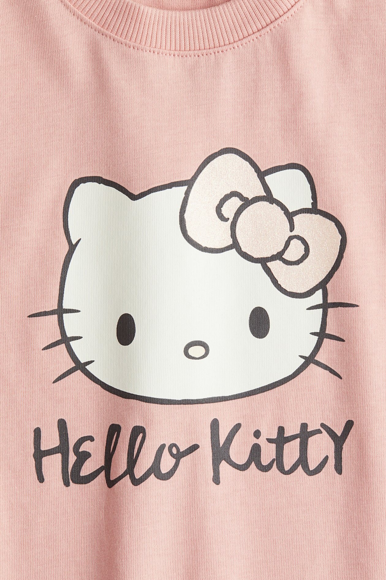 Printed Cotton Dress - Light pink/Hello Kitty - Kids | H&M US
