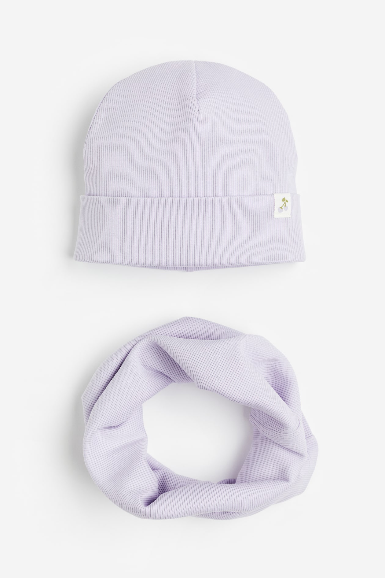 Light purple 2-piece Jersey Set for kids | H&M AU