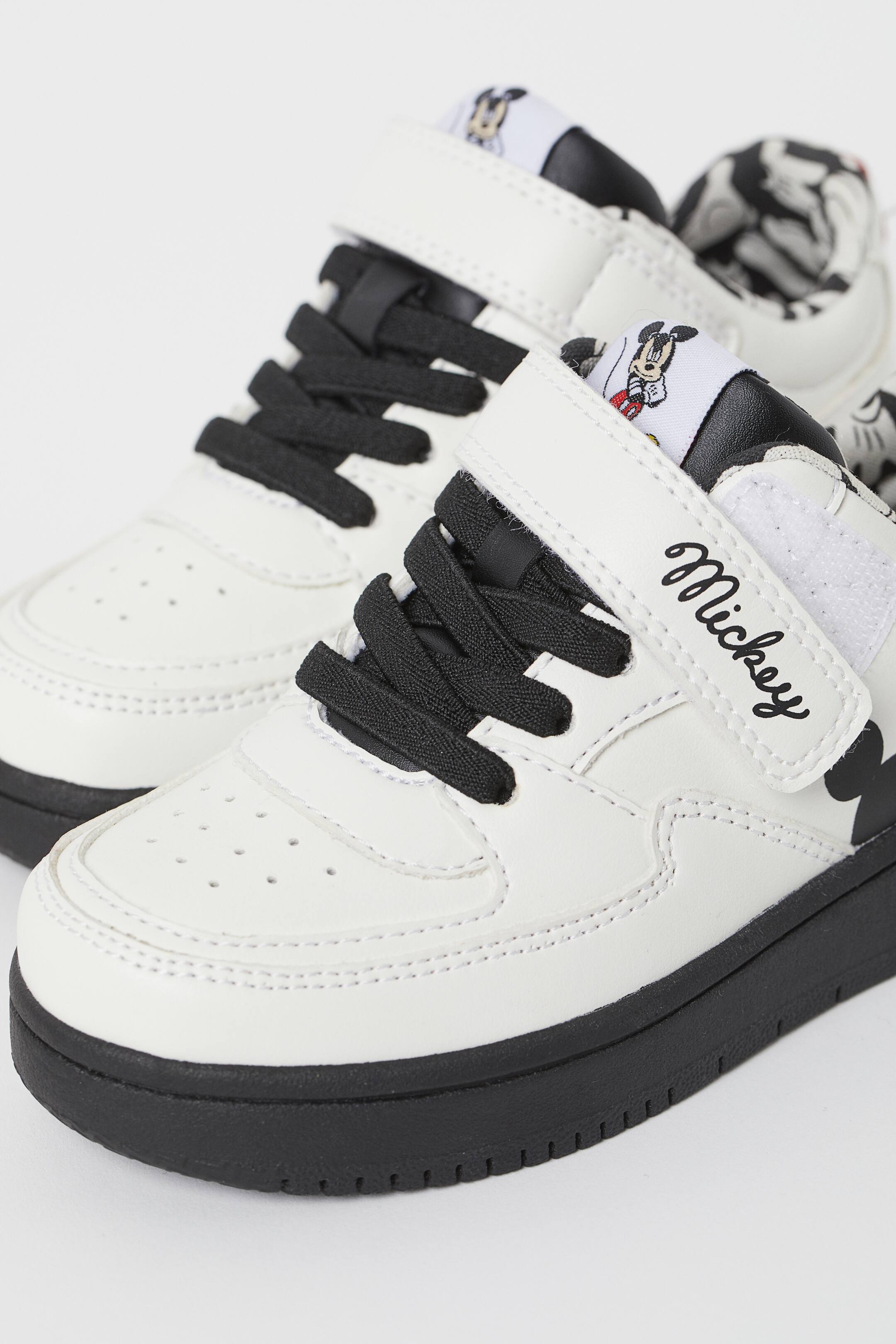 Motif-detail trainers - White/Mickey Mouse - Kids | H&M HK