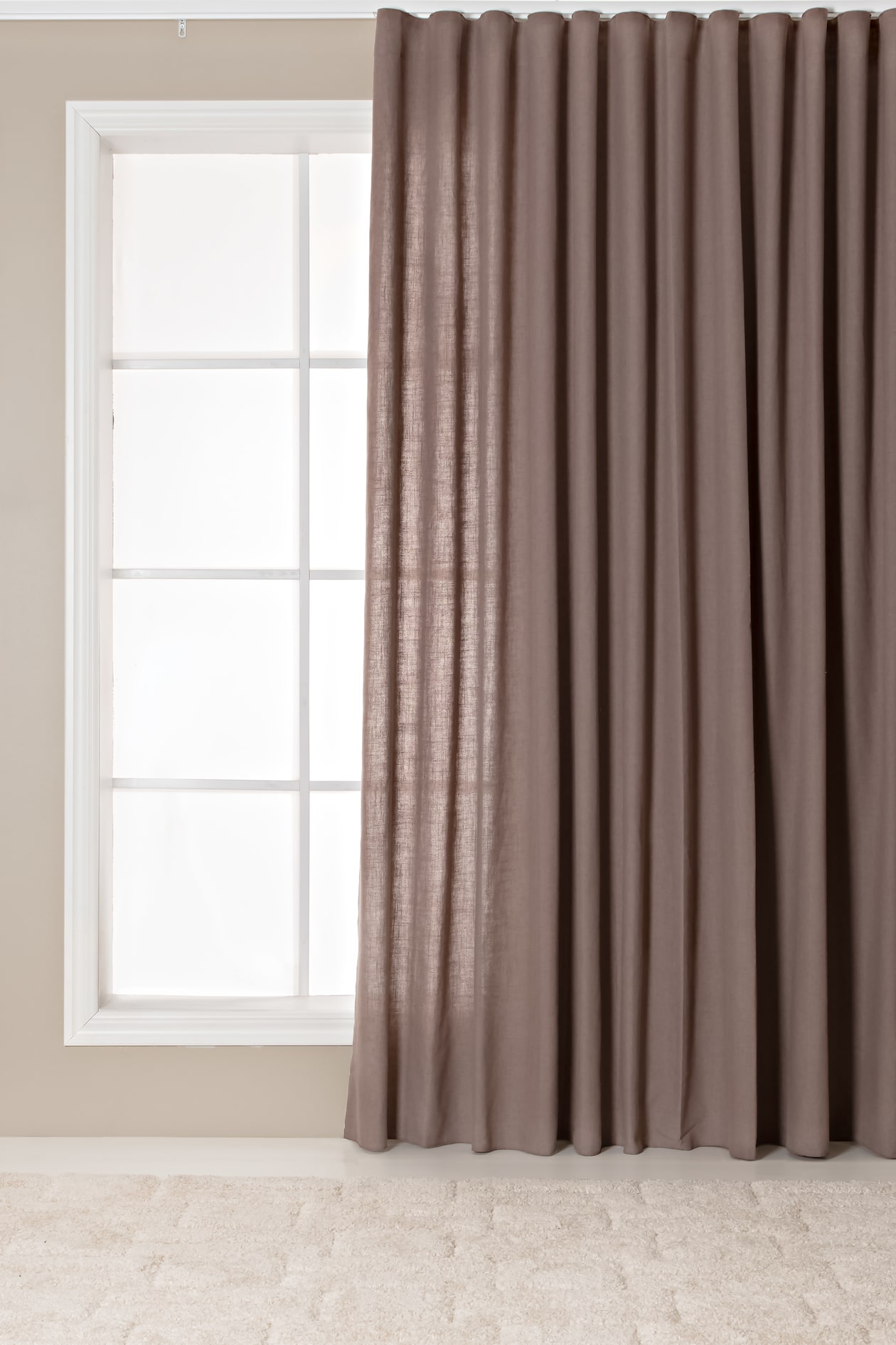 Pack De 1 De Cortina Ancho Lina - Marrón - Hasta - HOME | H&M ES