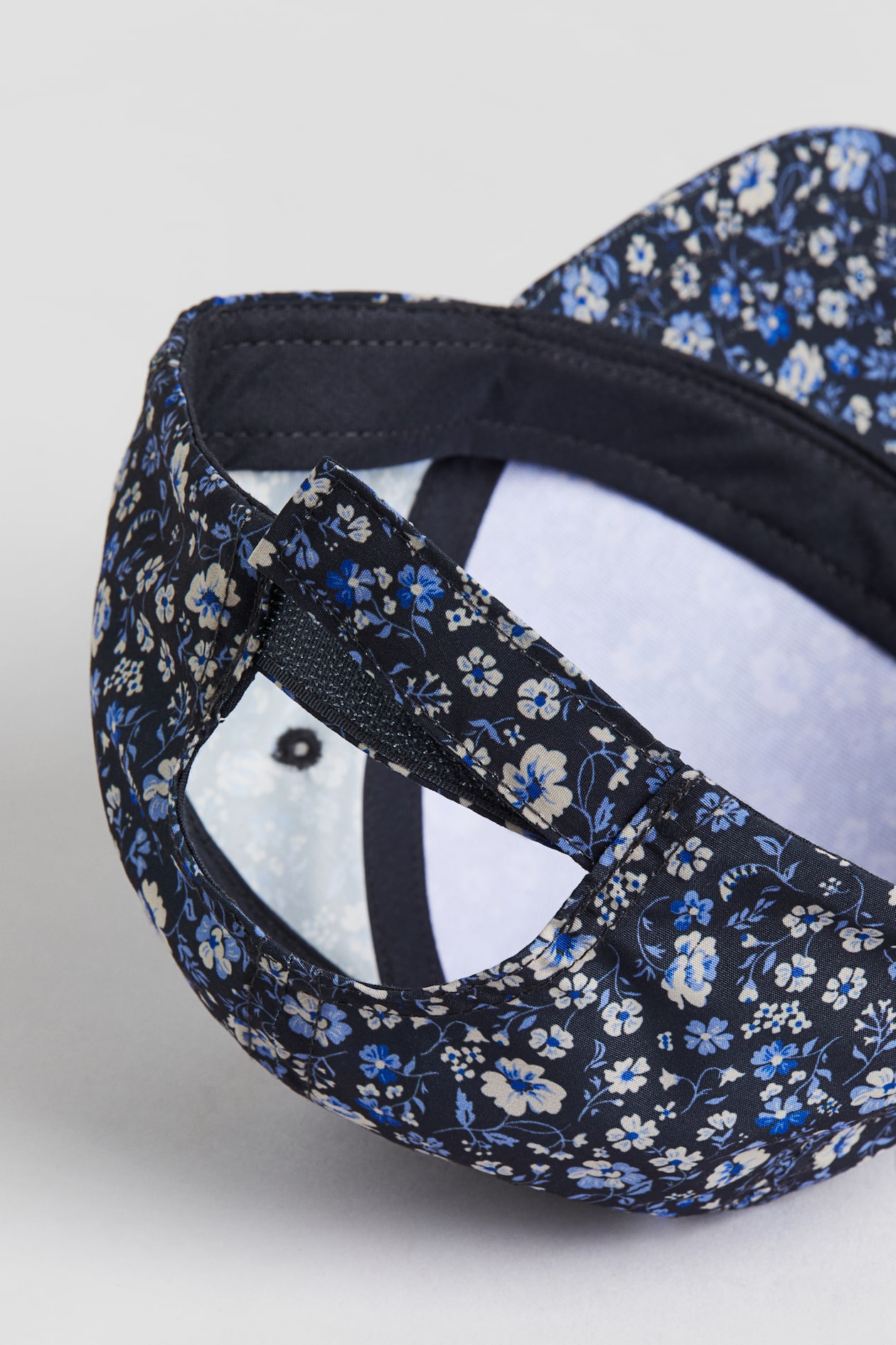 Printed cap - Dark grey/Floral - Kids | H&M MY