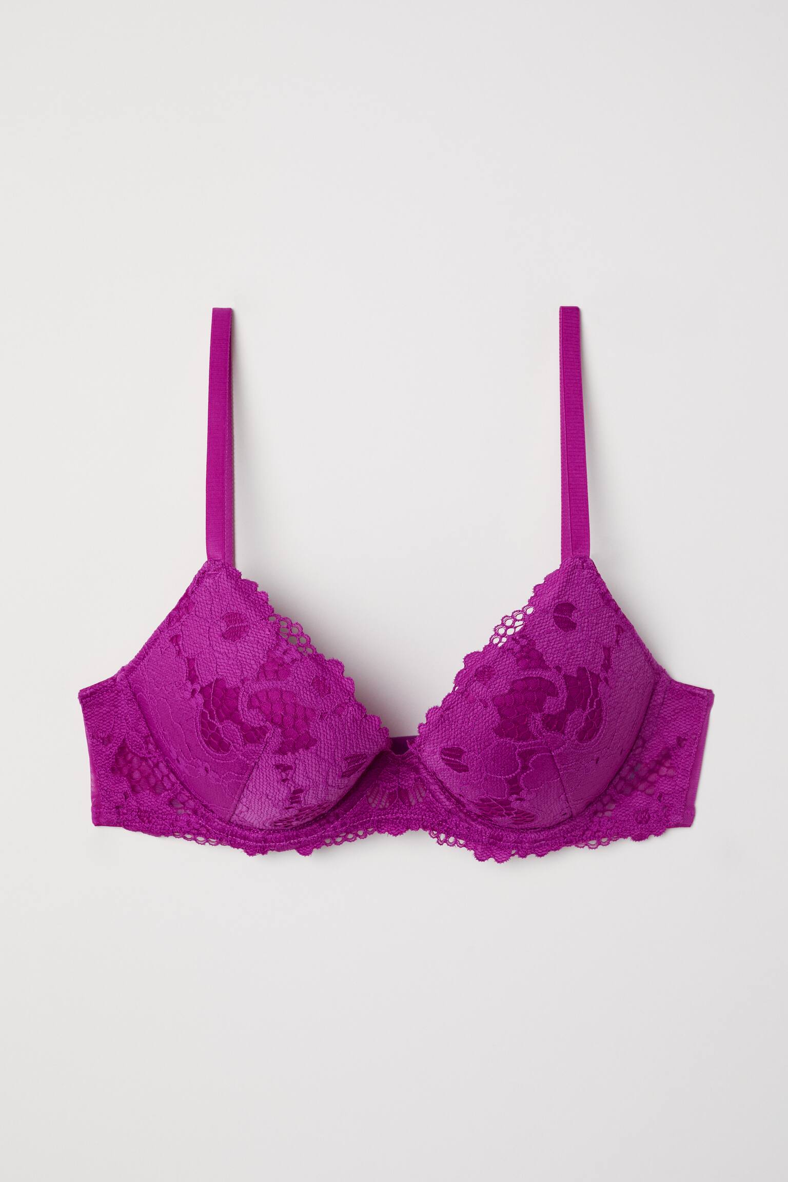 Lace Push-up Bra - Magenta - Ladies | H&M US